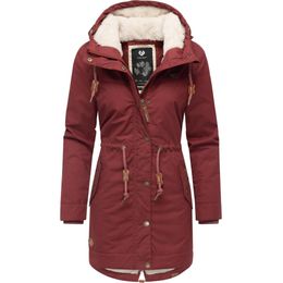 Ragwear Winterparka Damen Gr&ouml;&szlig;e 5XL braun / rot / schwarz / wei&szlig;