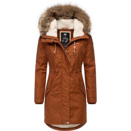 Ragwear Winterparka 'Tawny' Damen Gr&ouml;&szlig;e S beige / braun