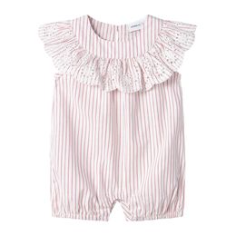 name it Jumpsuit 'NBFFILINE' Gr&ouml;&szlig;e 62 dunkelpink / wei&szlig;