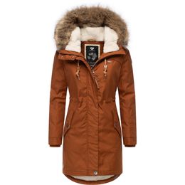 Ragwear Winter Parka 'Tawny' female Brown size 6XL