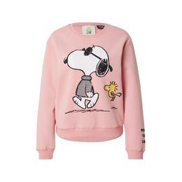 Princess Goes Hollywood Sweatshirt 'Snoopy Cool Walk' Damen Gr&ouml;&szlig;e S gelb / rosa / schwarz / wei&szlig;