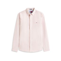 Tommy Jeans Button Up Shirt male size XS Navy / Light red / White