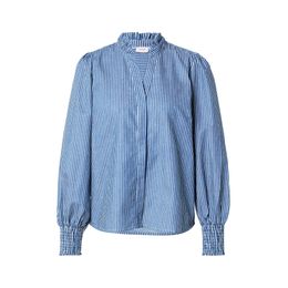 N&uuml;mph N&Uuml;MPH Bluse 'Emilie' Damen Gr&ouml;&szlig;e XL blue denim / wei&szlig;