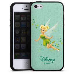 DeinDesign iPhone SE (2016-2019) Handy Silikon H&uuml;lle Case schwarz Handyh&uuml;lle Tinkerbells Official Licensed Product Disney