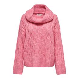 Only Pullover 'ONLCHUNKY' Damen Gr&ouml;&szlig;e S pinkmeliert