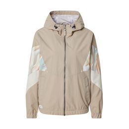 Iriedaily Jacke 'Streetz R' Damen Gr&ouml;&szlig;e L beige / hellblau / koralle / hellorange