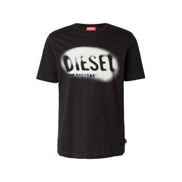 Diesel T-Shirt 'T-ADJUST-V2' Herren Gr&ouml;&szlig;e XS schwarz / wei&szlig;
