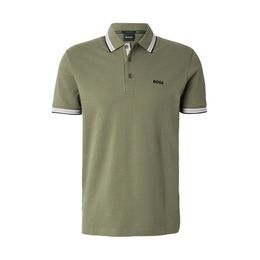 BOSS Poloshirt 'Paddy' Herren Gr&ouml;&szlig;e 5XL khaki / schwarz / wei&szlig;