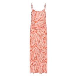 Kaffe Kleid 'Dahlia' Damen Gr&ouml;&szlig;e 44 orange / wei&szlig; Sommerkleid