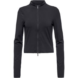 Nike Dri Fit Trainingsjacke Damen - schwarz - Gr. M - Nylon/Elastan