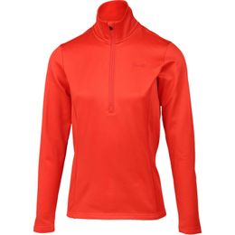 Brunotti Heronne Fleeceshirt Damen - rot - Gr. L - Polyester/Elastan