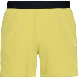 Under Armour Halo Train Funktionsshorts Herren - gelb - Gr. M - Polyester/Elastan