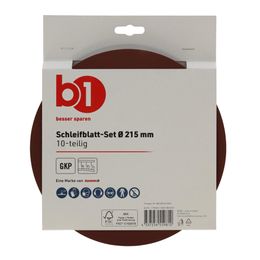 B1 Schleifpapier-Set Ø 21,5 cm 10-teilig