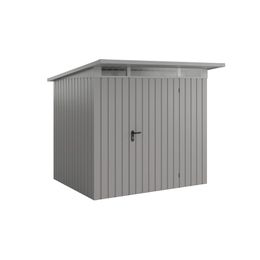 EcoStar Gerätehaus 'Euroline EPD4 S-Sk' graualuminium 229 x 214 cm