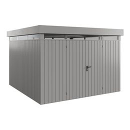 EcoStar Gerätehaus 'Euroline EFD14 S-Sk' graualuminium 325 x 325 cm