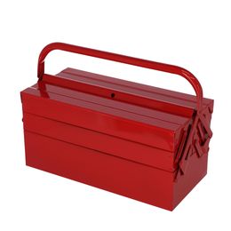 Werkzeugkasten Metall rot 42 x 20 x 20 cm
