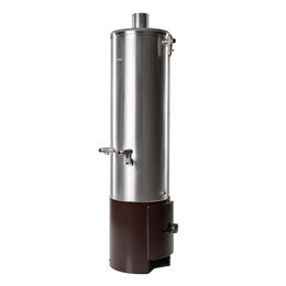 Wittigsthal GmbH Badeofen druckfest silber/braun 100 l, mit Mischbatterie 146,5 cm