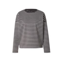 V&eacute;ro Moda VERO MODA Shirt 'ABBY' Damen Gr&ouml;&szlig;e S basaltgrau / wei&szlig;