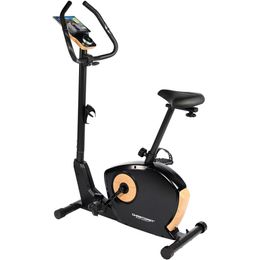 Ergometer Christopeit Sport "ET 3.1", schwarz (schwarz, holzlook), Heimtrainer, ohne Unterlegmatte, Schwungmasse ca. 7 kg, 32 Widerstandsstufen, B:48cm H:132cm L:94cm