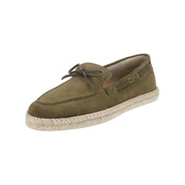 Slipper Geox "Geox Slipper Veloursleder", Herren, Gr. 43, braun (military), Veloursleder, Schuhe Slipper