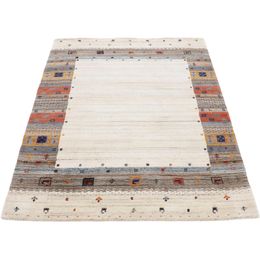 Wollteppich CarpetFine "Gabbeh Vida", beige, B:140cm H:15mm L:200cm, Wolle, Teppiche, reine Wolle, weicher Flor, auch als L&auml;ufer erh&auml;ltlich