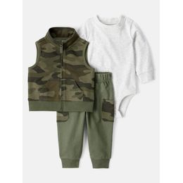 Carter's carter's 3tlg. Outfit in Khaki - 58% | Gr&ouml;&szlig;e 62 | Babyjacken