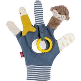 babyFEHN Greifspielzeug FEHN "Otter Theo, Spielhandschuh Otter", blau, Greifspielzeug, KinderB:25cm L:28cm, B:25cm L:28cm