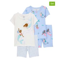 Carter's carter's 2er-Set: Pyjamas in Hellblau/ Grau - 16% | Größe 92 | Kinder-waesche