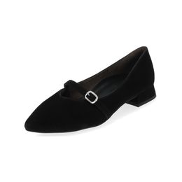 Paul Green Damen Ballerina "Paul Green Ballerinas Veloursleder", Gr. 37, schwarz, Veloursleder, Schuhe