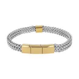 Amor Herren Armband, 22cm, Edelstahl, silber, Edelstahl, Armb&auml;nder