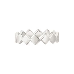 CAI CA&Iuml; Damen Fingerring "925 Sterling Silber rhodiniert Rauten", 052 (16,6), Silber 925 (Sterlingsilber), wei&szlig;, Silber 925 (Sterlingsilber), Fingerringe