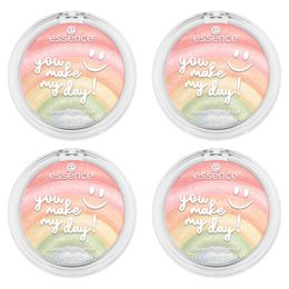 Essence Kinder Highlighter "you make my day baked highlighter", 27,2 gyou brighten up my day, Teint-Kosmetika, mit ansprechendem Pastell-Farbton