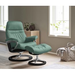 Relaxsessel stressless, B:79cm H:103cm T:73cm, grün, Leder BATICK: BATICK ist ein leicht korrigiertes, durchgefärbtes und genarbtes Möbelleder, bei