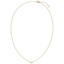 Jobo Damen Collier, Diamanten Gelbgold 750, L: 45, gelb, Diamanten, Gelbgold 750, Halsketten, 750 Gold mit 6 Diamanten 45 cm