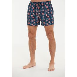 CRUZ Herren Badehose "Obi Van", blau, Gr. XXL, mehrfarbig, Elasthan, Polyester, Badehosen, mit modernem Print