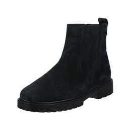 Gabor COMFORT Damen Stiefelette "Gabor Comfort Stiefelette Leder", Gr. 39, blau, Leder, Schuhe