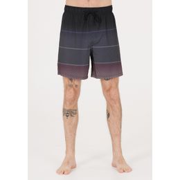 CRUZ Herren Badeshorts "Bryan", schwarz, Gr. S, mehrfarbig, 92% Polyester, 8% Elasthan, Badehosen, im lockeren und sportlichen Design