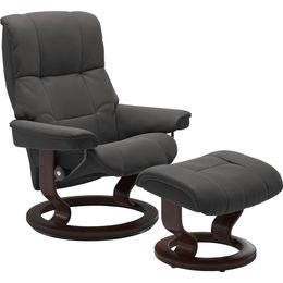 Relaxsessel stressless, B:79cm H:101cm T:73cm, grau, Leder BATICK: BATICK ist ein leicht korrigiertes, durchgefärbtes und genarbtes Möbelleder, bei