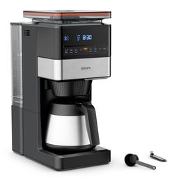 Krups Filterkaffeemaschine "KT8428 Grind Aroma XL", 1,25 l, 15, schwarz, Kaffeemaschinen, Kegelmahlwerk, digitales Bedienfeld, 1,25 l, 4h warm dank