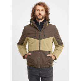 Blend Herren Winterjacke "BHFoma"carafe, Gr. XXL, gemustert, 100% Polyester, Jacken, Stilvolle Herren Winterjacke mit Kapuze
