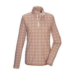 Killtec Damen Langarmshirt "KSW 109 WMN LS SHRT"toffee, Gr. 40, Obermaterial: 84% Polyester, 16% Elasthan, Shirts, Atmungsaktives Damen