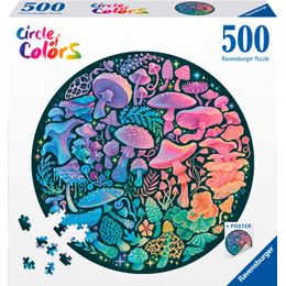 Ravensburger Kinder Puzzle "Mushrooms", bunt, Ø:52cm, Puzzles, Made in Europe