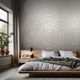 marburg Vliestapete "Tapete Calm Waves", B/L: 0,53m x 10,05m, Rollen: 1, beige, Wohnzimmer, Tapeten, moderne Vliestapete f&uuml;r Wohnzimmer Schlafzimmer