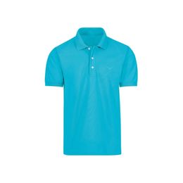 TRIGEMA Damen Poloshirt "TRIGEMA Poloshirt in Piqu&eacute;-Qualit&auml;t", blau, Basic, Gr. S, 100% Baumwolle, Shirts