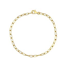 Armband Vivance "375 Gelbgold", gelb, Armbänder, Damen, 18,5cm, Gold, glänzend, Armband
