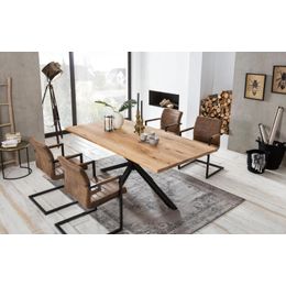 Esstisch Sit, B:180cm H:76cm T:100cm, schwarz, K&uuml;che, Tische, "Tops&Tables", Tischplatte auf 4 cm aufgedoppelt