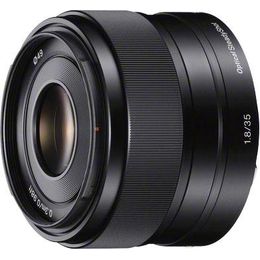 Sony Festbrennweiteobjektiv "SEL-35F18 E-Mount Standard", B:6,3cm H:4,5cm, schwarz, Objektive, E 35mm F1.8, OSS, APS-C