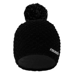 Reusch Damen Beanie "Elias Beanie"schwarz, schwarz, unifarben, 100% Polyacryl, M&uuml;tzen, mit w&auml;rmendem Futter