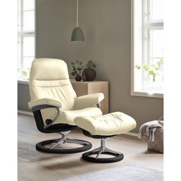 Relaxsessel stressless, B:83cm H:105cm T:74cm, beige, Leder BATICK: BATICK ist ein leicht korrigiertes, durchgefärbtes und genarbtes Möbelleder, bei