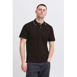 Blend Herren Poloshirt "BHEDIN", schwarz, Gr. S, unifarben, Web, 100% Baumwolle, Shirts, Lässiges Poloshirt